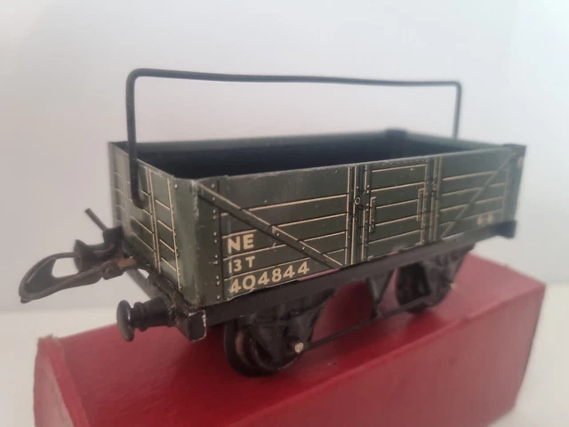 HORNBY R178 O Gauge Wagon With Sheet Rail NE 13t 404844 Boxed £25.00 - PicClick UK