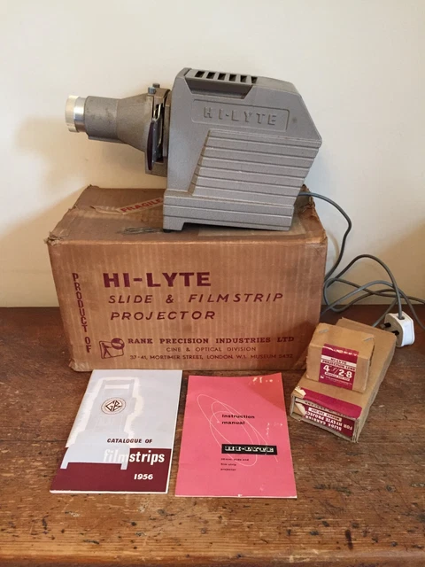 VINTAGE HI-LYTE 300 35mm Slide &Film Strip Projector, Rank Precision ...