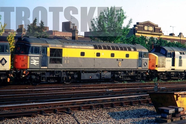 35MM SLIDE BR British Rail Diesel Loco Class 33 33025 1995 Original £4. ...