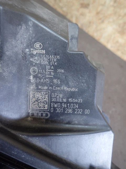 FRONTSCHEINWERFER AUDI A4 B9 8W0941034 FULL LED Rechts Scheinwerfer ...