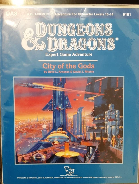 DA3 CITY OF the Gods 9191 From collection of TSR artist David C ...