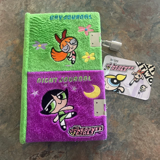 Vintage The Powerpuff Girls Cartoon Network 2000 Y2k Diary Journal Day