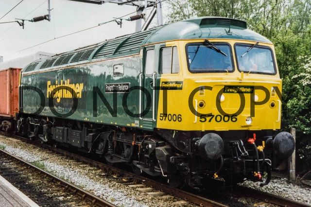 UK DIESEL TRAIN Railway Photograph Of Class 57 57006 Loco. Rm57-18 £1. ...