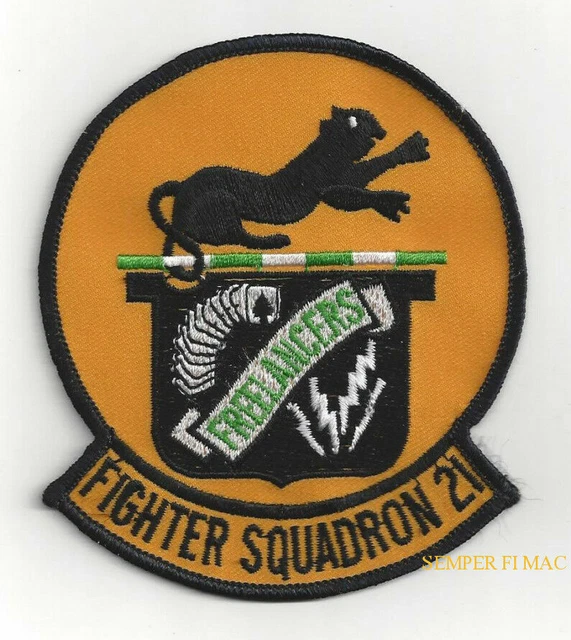 VF-21 FREELANCER PATCH Us Marine Squadron Pin Up Uss Ranger F14 F4 F3H ...
