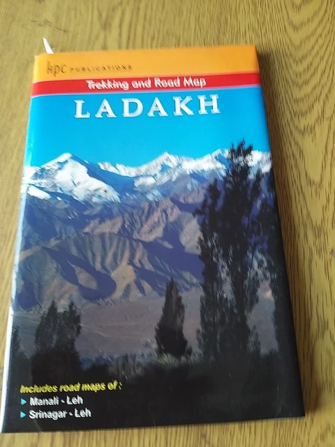 HPC LADAKH MAP Trekking and Road Map with extra ephemera sheets dated ...