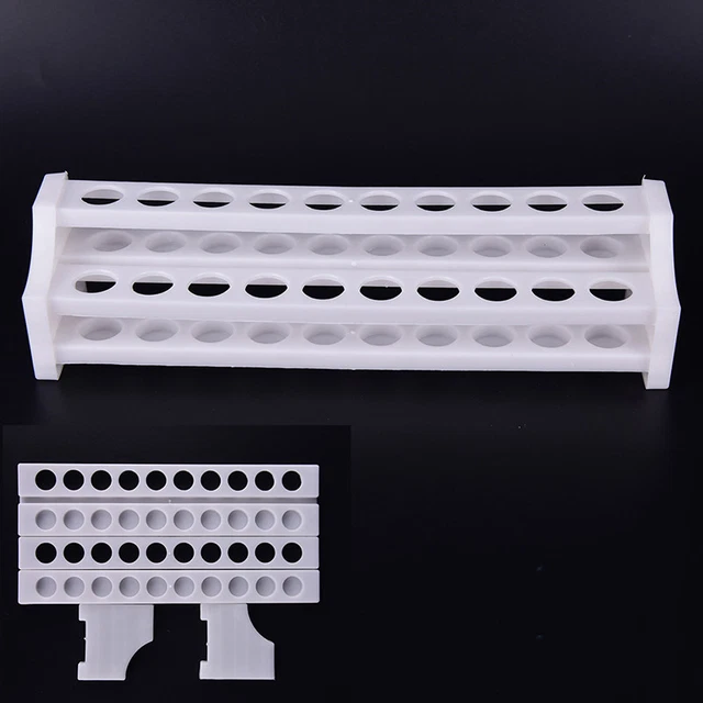 20 HOLES PLASTIC test tube rack testing tubes holder storage stand lab ...