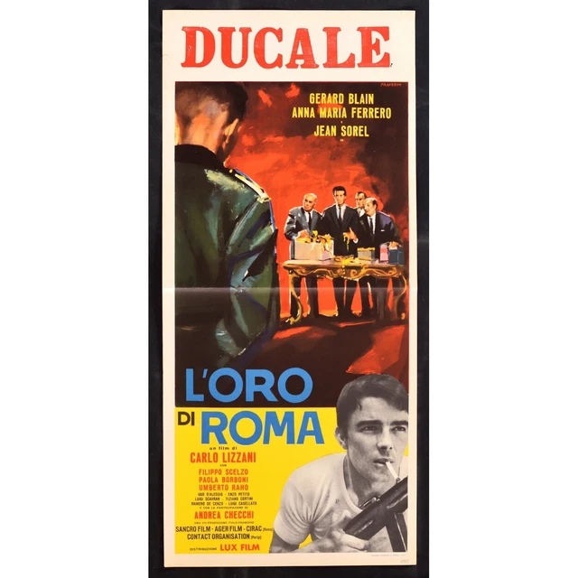 LOCANDINA L'ORO DI ROMA Gérard Blain Anna Maria Ferrero Lizzani B05 EUR ...