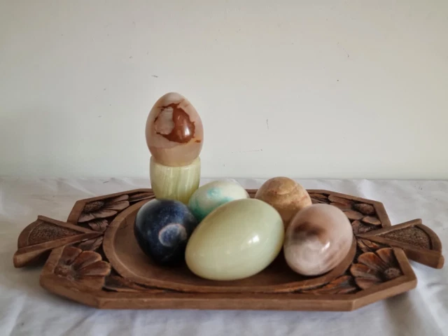 OEUFS DE COLLECTION Mineraux Pierre Polies En Lot 350 A 700 Gr EUR 30 ...