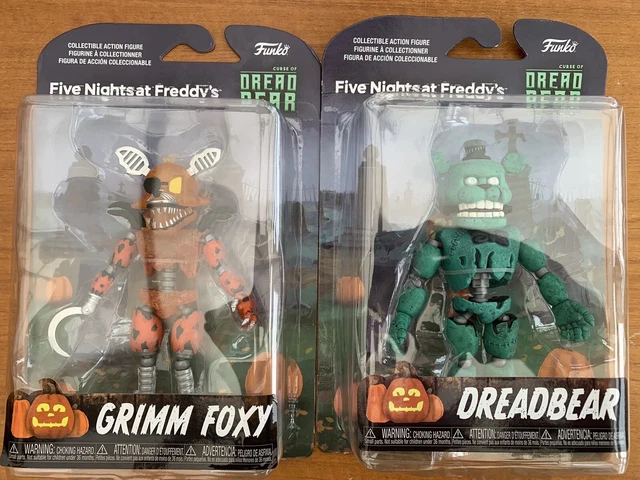 GRIMM FOXY FIVE Nights At Freddys And Dreadbear Freddy Figure Funko £30 ...