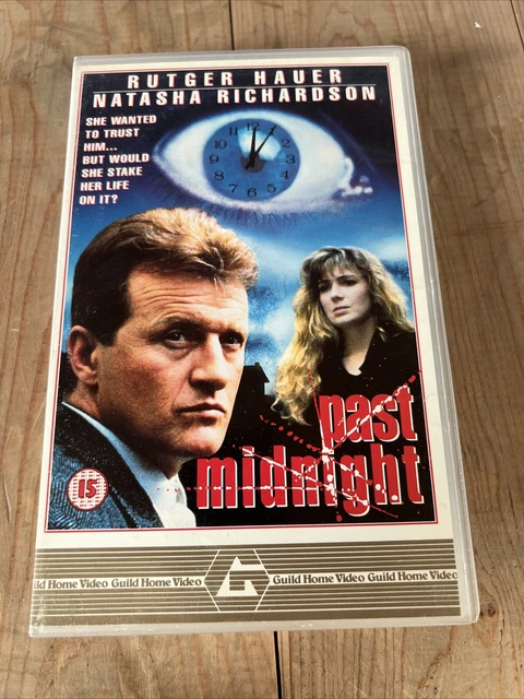 PAST MIDNIGHT EX Rental Big Box VHS Tape Rutger Hauer Great Working ...