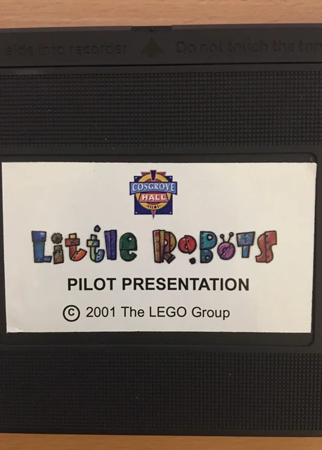 RARE VHS PILOT Little Robots VHS Video Tape Cosgrove Hall Films Lego ...