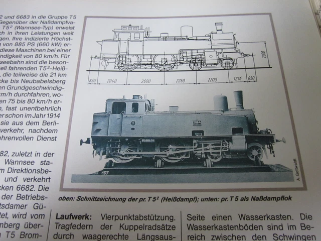 BAHN LOKAUFRISSE DAMPF Personenzug 82 pr. T 5² Heißdampf KPEV 1900 EUR ...