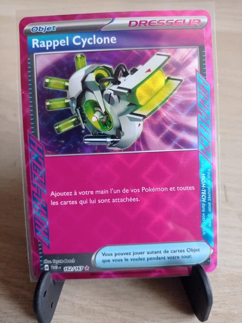 CARTE POKÉMON RAPPEL Cyclone 162/167 EV06 Mascarade Crépusculaire Fr ...