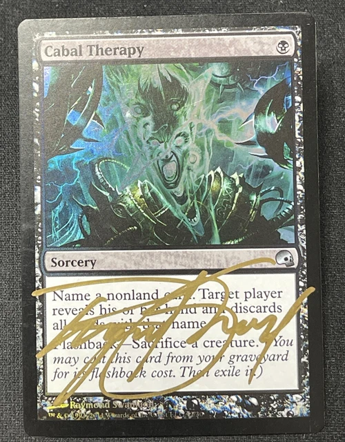 MTG FOIL CABAL Therapy-Signé - PDS Graveborn Magic the Gathering Card ...