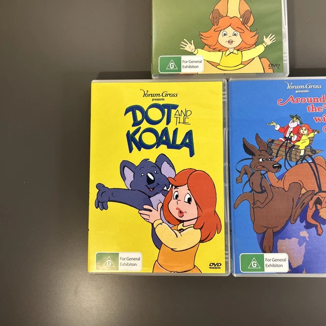 DOT AND THE Kangaroo DVD Boxset Yoram Gross Region 4 Bundle VGC Rare £ ...