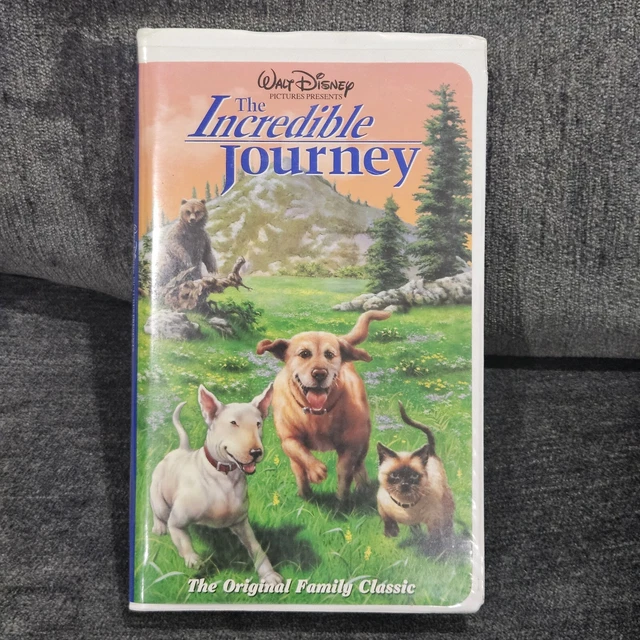 THE INCREDIBLE JOURNEY VHS Disney Clamshell Case £3.62 - PicClick UK