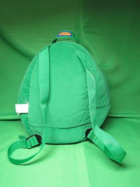 VEGGIE TALES PLUSH Backpack Larry Cucumber Child Toddler Green School ...