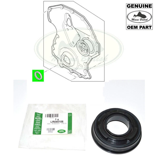LAND ROVER CRANKSHAFT Front Oil Seal Defender Lr077704 Oem £39.79 ...