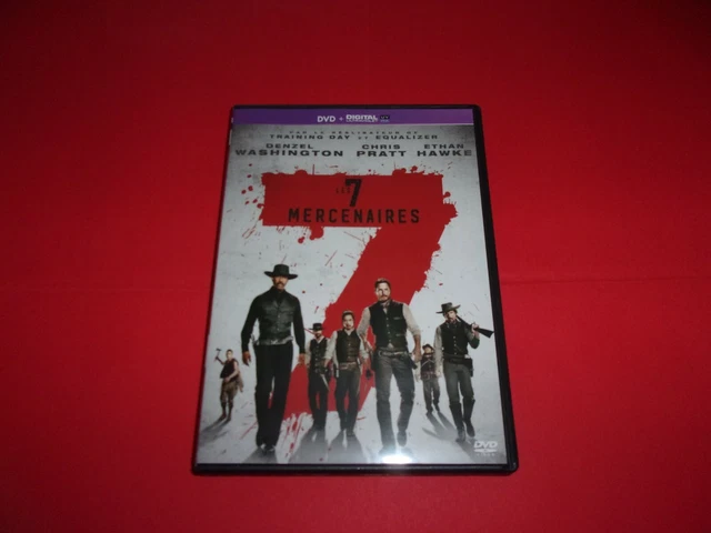 DVD TBE,&LES 7 MERCENAIRES",denzel washington,chris pratt,ethan hawke ...