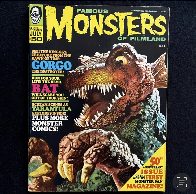 FAMOUS MONSTERS OF Filmland - Issue 50 - Warren - 1968 Vintage Horror £ ...