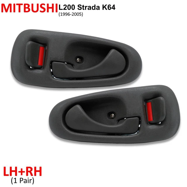 PAIR INTERIOR DOOR Handle Inner Fits Mitsubishi L200 Strada K64 Triton ...