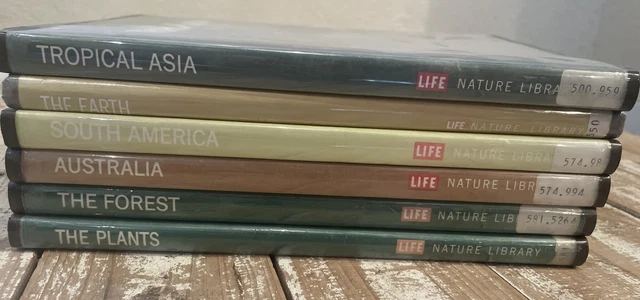 LIFE NATURE LIBRARY Lot of 6 Time Life Books — Vintage 1960s Hardcover ...