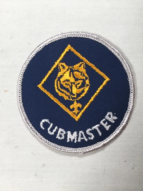 CUBMASTER CUB SCOUT twill gauze back BSA Position Patch $5.99 - PicClick