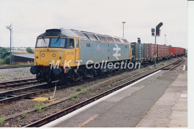 RAIL PHOTO CLASS 47 47337 @ Didcot Parkway 24/8/94 MOD freight from ...