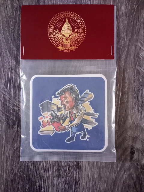 2025 PRESIDENT DONALD Trump/JD Vance Inauguration Coaster Set $15.64 ...
