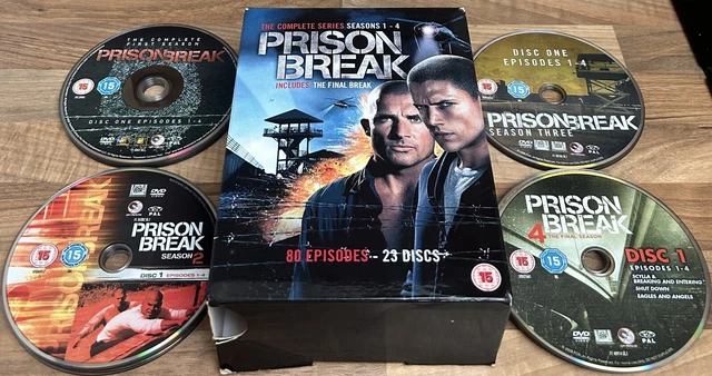 PRISON BREAK THE Complete Series Seasons 1-4 DVD Box Set - BRAND NEW & SEALED £39.40 - PicClick UK