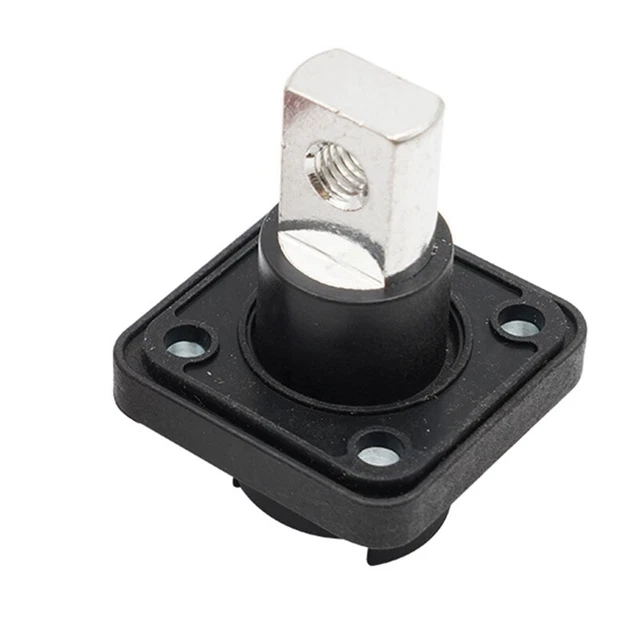 M8-M6 THREADED BUSBAR Connector, High Current Battery Connector (Black ...