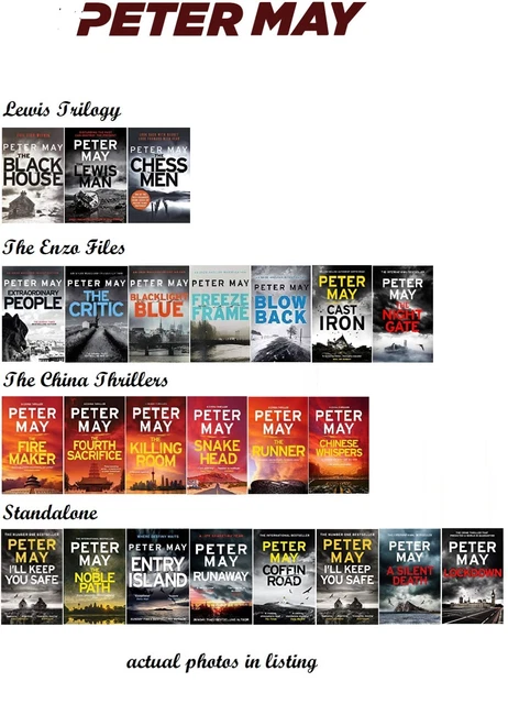 PETER MAY COLLECTION Lewis Trilogy Enzo Files China Thrillers ...