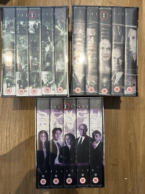 X FILES SEASONS 7,8,9 VHS Video Box Set - New £25.00 - PicClick UK