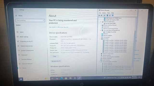 HP ENVY M6 LAPTOP INTEL QUAD CORE i7-3632QM 15.6" 8GB 750GB BEATS AUDIO ...
