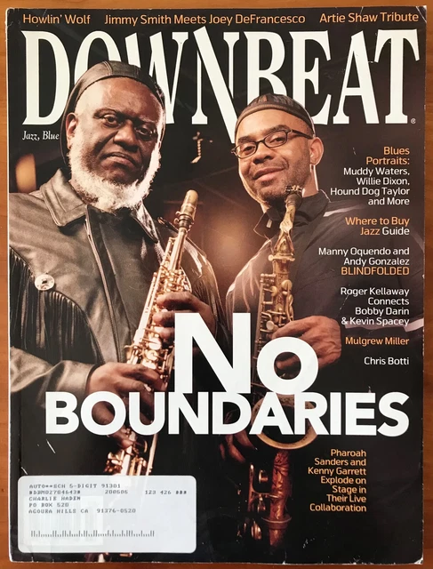 LOT DE 3 magazines de jazz Downbeat avec étiquettes d'adresse Charlie ...