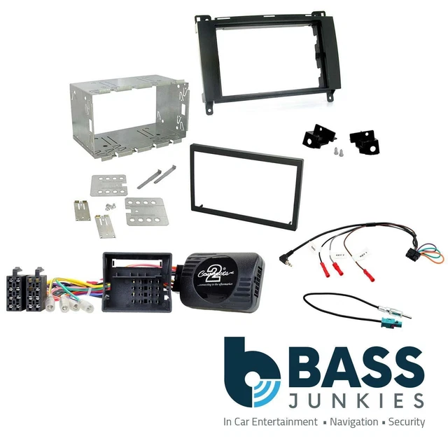 MERCEDES SPRINTER 2006 - 2018 Car Stereo Double Din Fascia & Steering ...