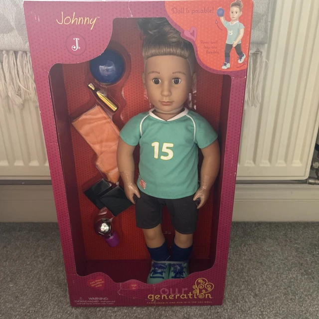OUR GENERATION DOLL Boy Johnny New £30.00 - PicClick UK