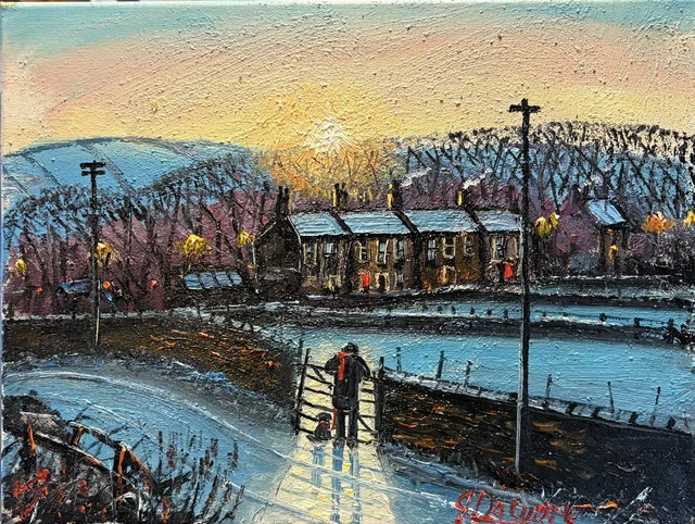 JAMES DOWNIE 30x40Cm Original Oil Painting Lighting up time £127.08 ...