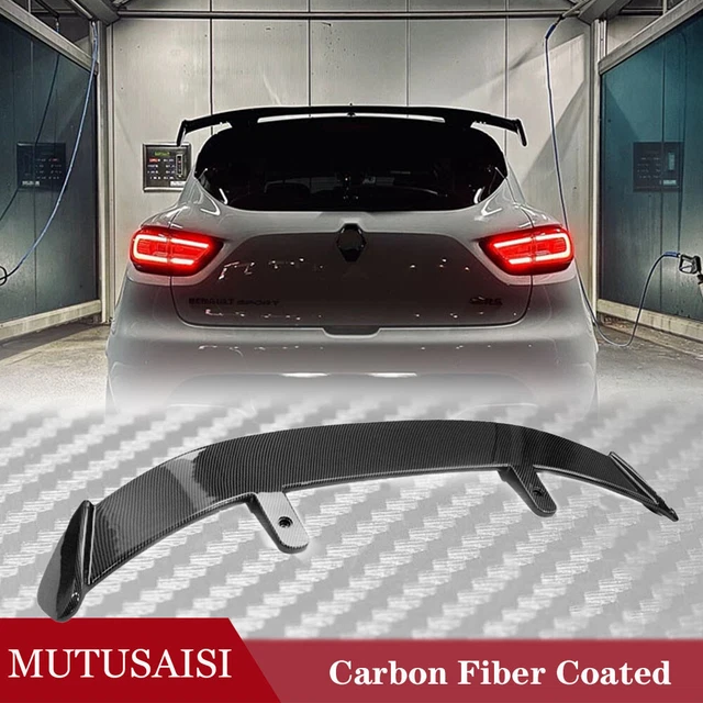 UNIVERSAL REAR WINDOW Roof Spoiler Wing Carbon Fiber Style For Renault ...