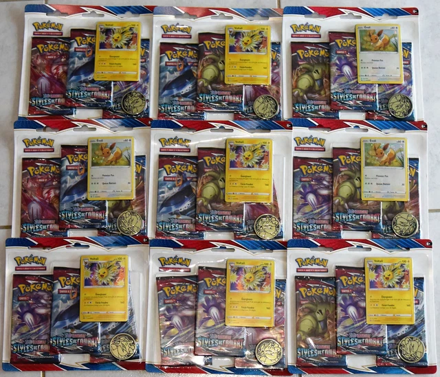 9 TRIPACKS POKÉMON (27 boosters) EB05 Styles de combats neufs Fr EUR ...