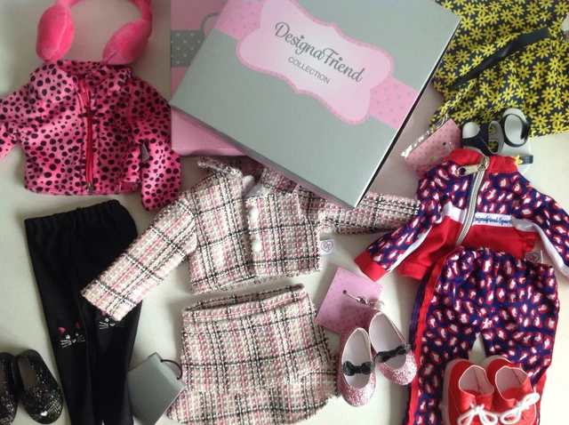 DESIGN A FRIEND Dolls Clothes Outfits For 18" Chad Valley Designafriend ...
