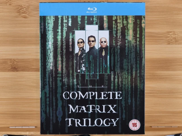 MATRIX / RELOADED / Revolutions Trilogy Blu-ray Movie Box Set Keanu ...