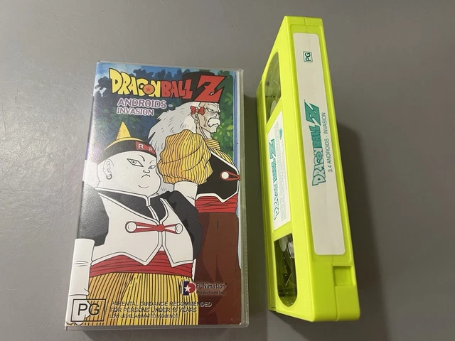 DRAGON BALL Z VHS 3.4 ‘Androids - Invasion’, 2000 Anime, PAL Australia ...