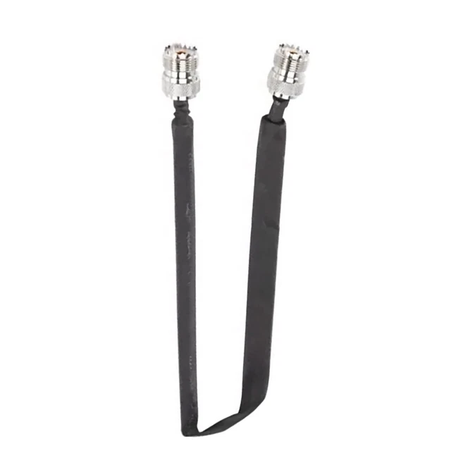 1PCS WINDOW/DOOR PASS Through Flat RF Coaxial Cable UHF Female 12-Inch ...