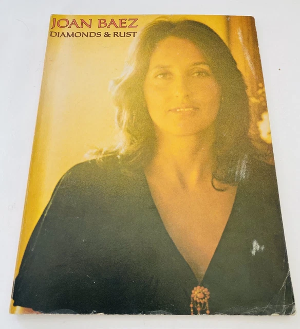 1970S JOAN BAEZ Diamonds & Rust Sheet Music Song Book Piano Voice ...