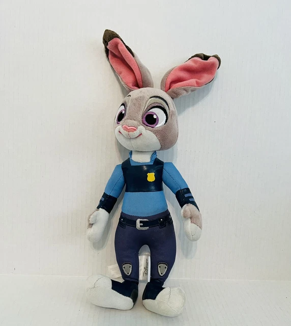 PELUCHE POUPÉE LAPIN Disney Stores Zootopia Officer Judy Hopps EUR 19 ...