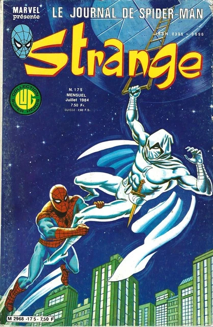 RARE EO LE Journal De Spider- Man + Stan Lee + Strange N° 175 Juillet ...