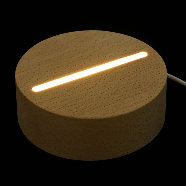 CRAFT LAMP HOLDER Wooden Light Stand Base Wooden Night Lamp Base £13.18 ...