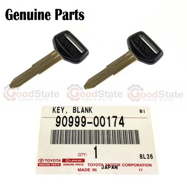 GENUINE PASSO KGC10 Rush J210 J200 Sprinter AE92 Non Chip Blank Key Set ...