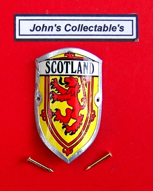SCOTLAND WALKING STICK Badge / Mount /Shield Lot Dh £3.25 - PicClick UK